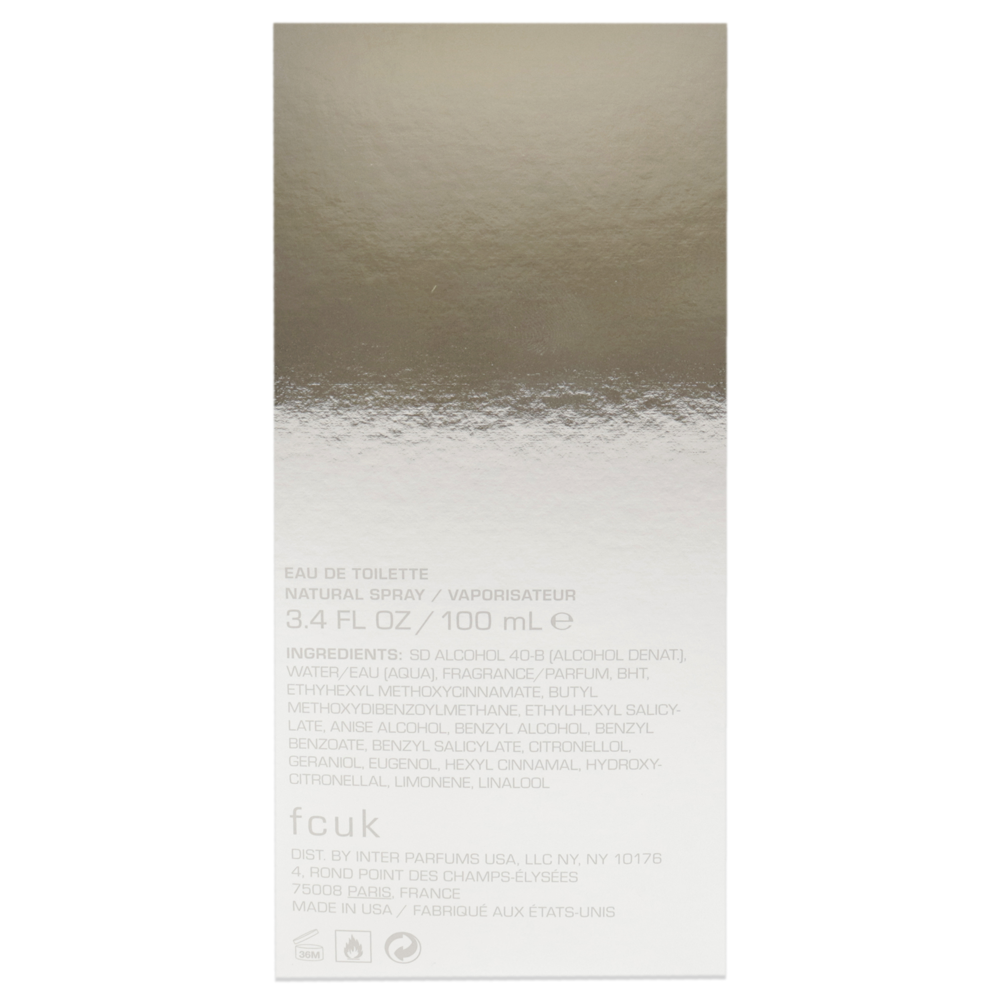 Perfume Fcuk Connect de French Connection UK para hombre, aerosol EDT ...